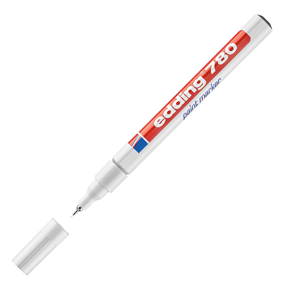 Marcador EDDING 780 0,8mm Branco - Americana.pt
