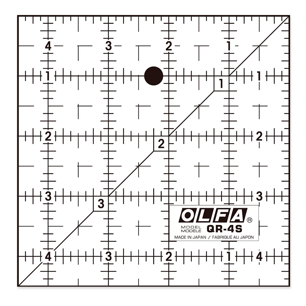 Régua corte OLFA Patchwork 12,5''x12,5'' Qr-4s | DIY | Americana.pt