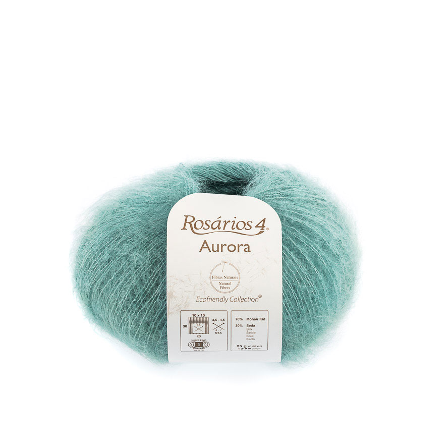 Rosarios 4 Aurora Mint 30 Knitting Yarn - Americana.pt