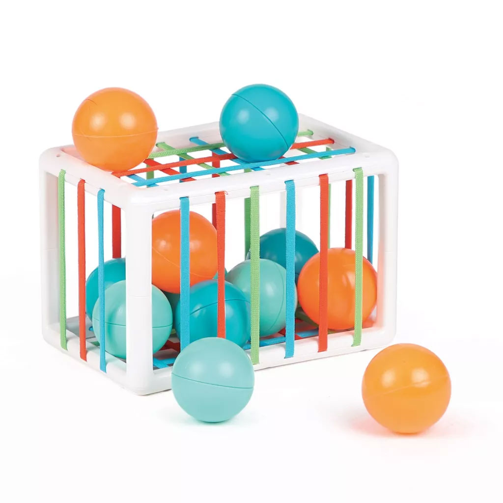 CUBO DE MANIPULACAO COM BOLAS - ATIVIDADE SONORA LUDI.30093