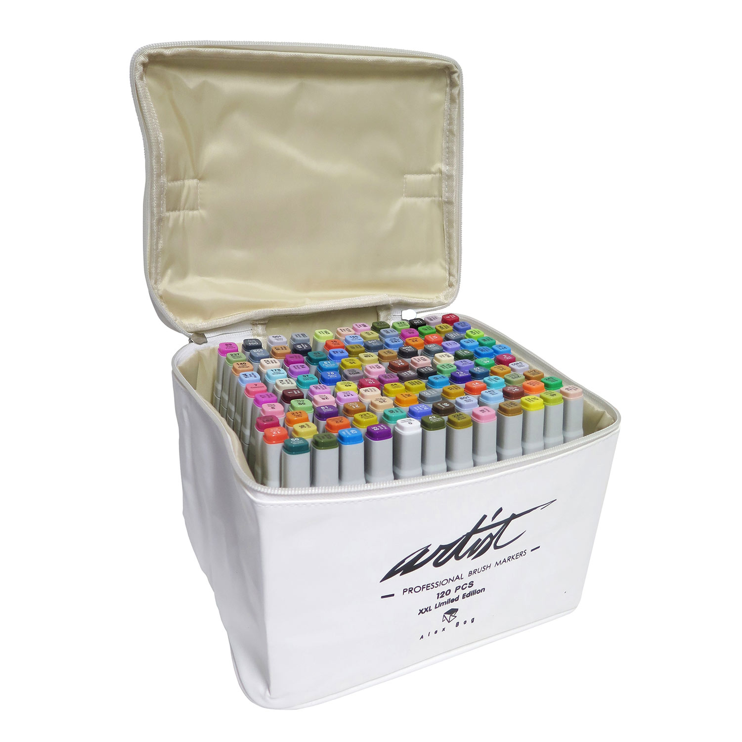 Artist by Alex Bog Alcohol Marker, 2 tips - 120 colors | Fine Arts ...