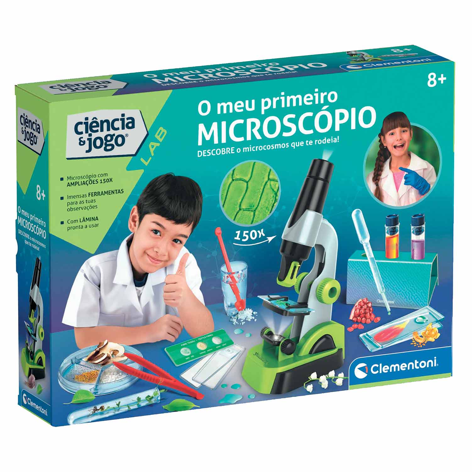 O Meu Primeiro Microscópio CLEMENTONI | Americana.pt